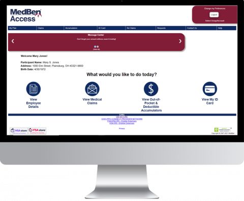 MedBen Access: New Look, Improved Functionality! - MedBen